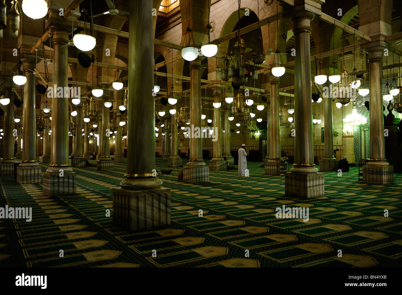 inside the Al-Hussein : mosque , Al Ghuriyya(al ghariya), Islamic Cairo ...