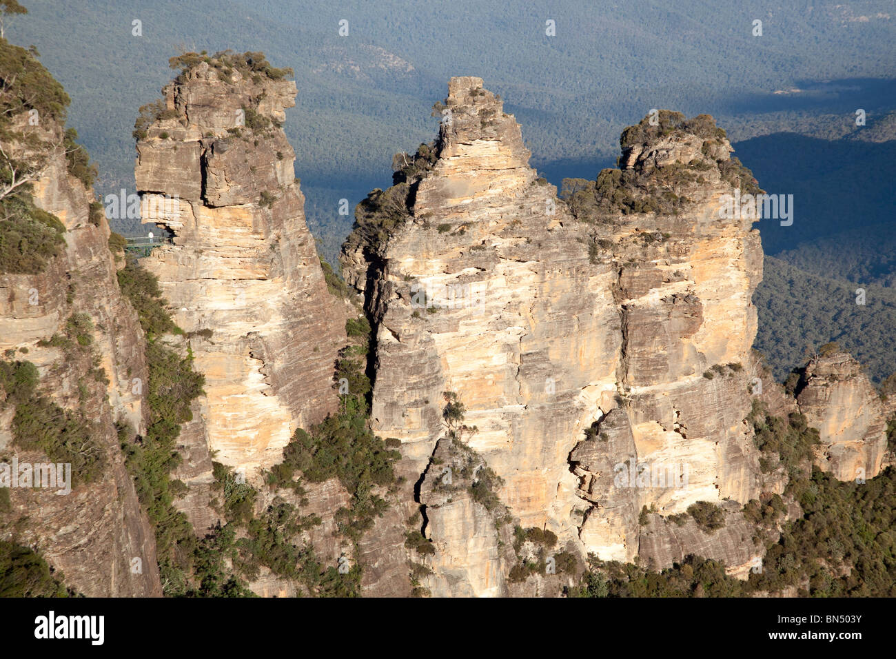 The Three Sisters in the Blue Mountains outside of Sydney, Australia ...