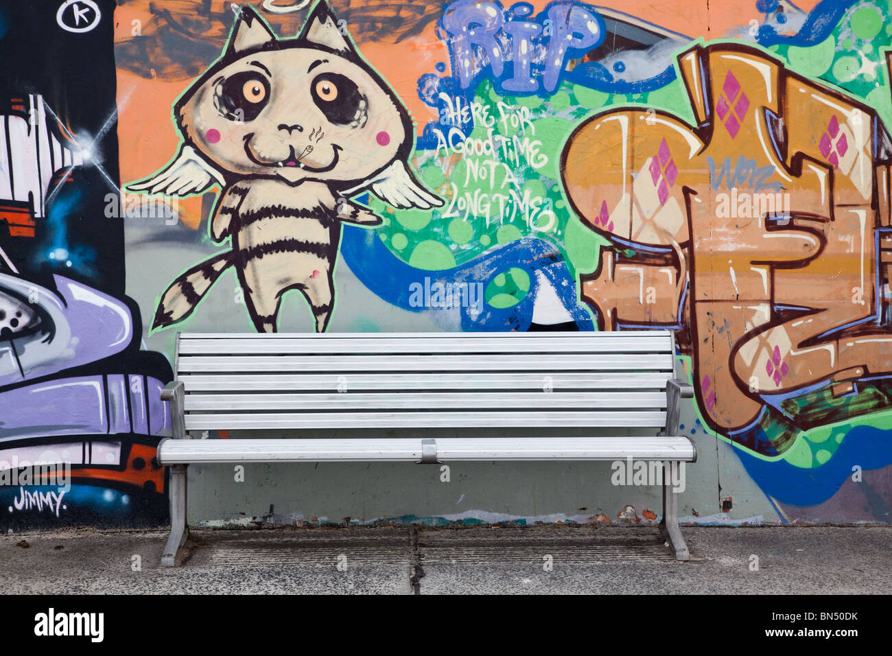 Bondi Beach Graffiti - Sydney Australia Stock Photo - Alamy
