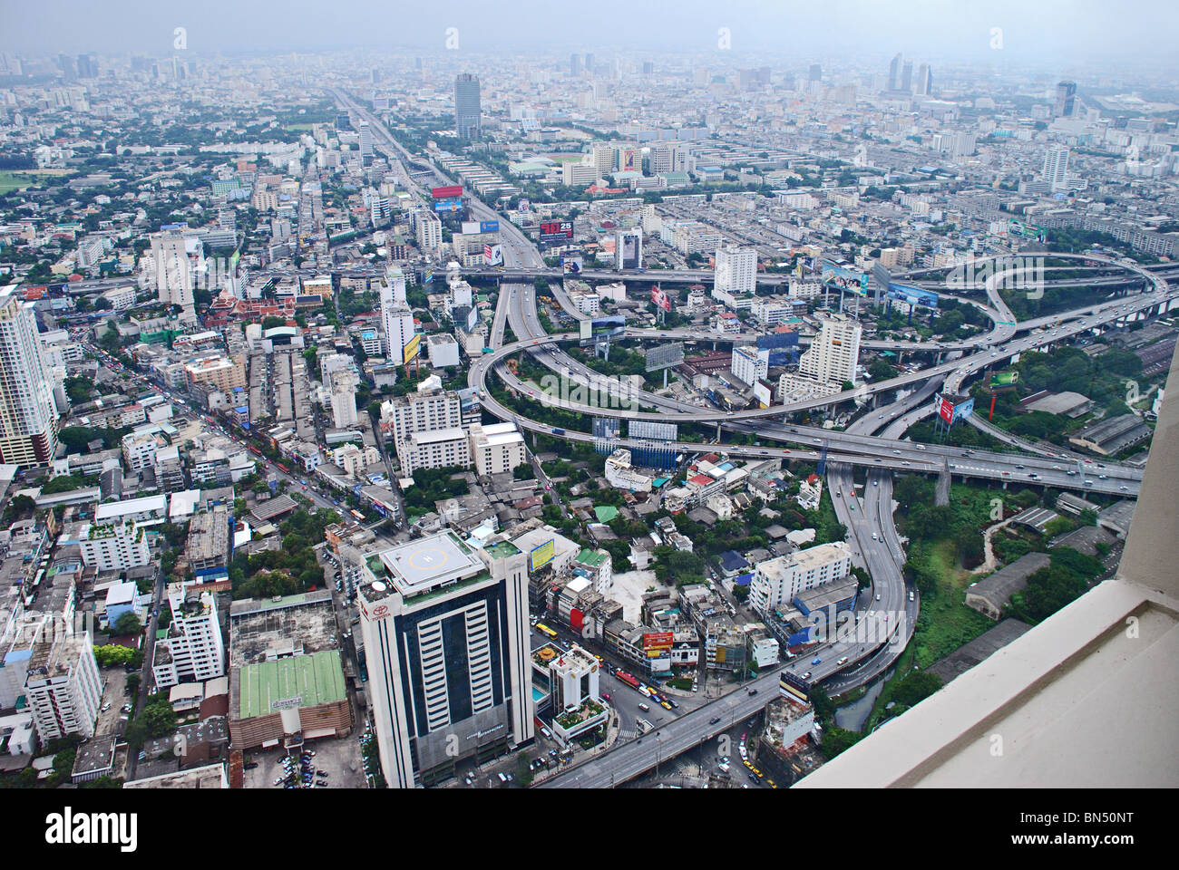A view from 88th floor revolving gallery of “Baiyoke Sky Hotel ...