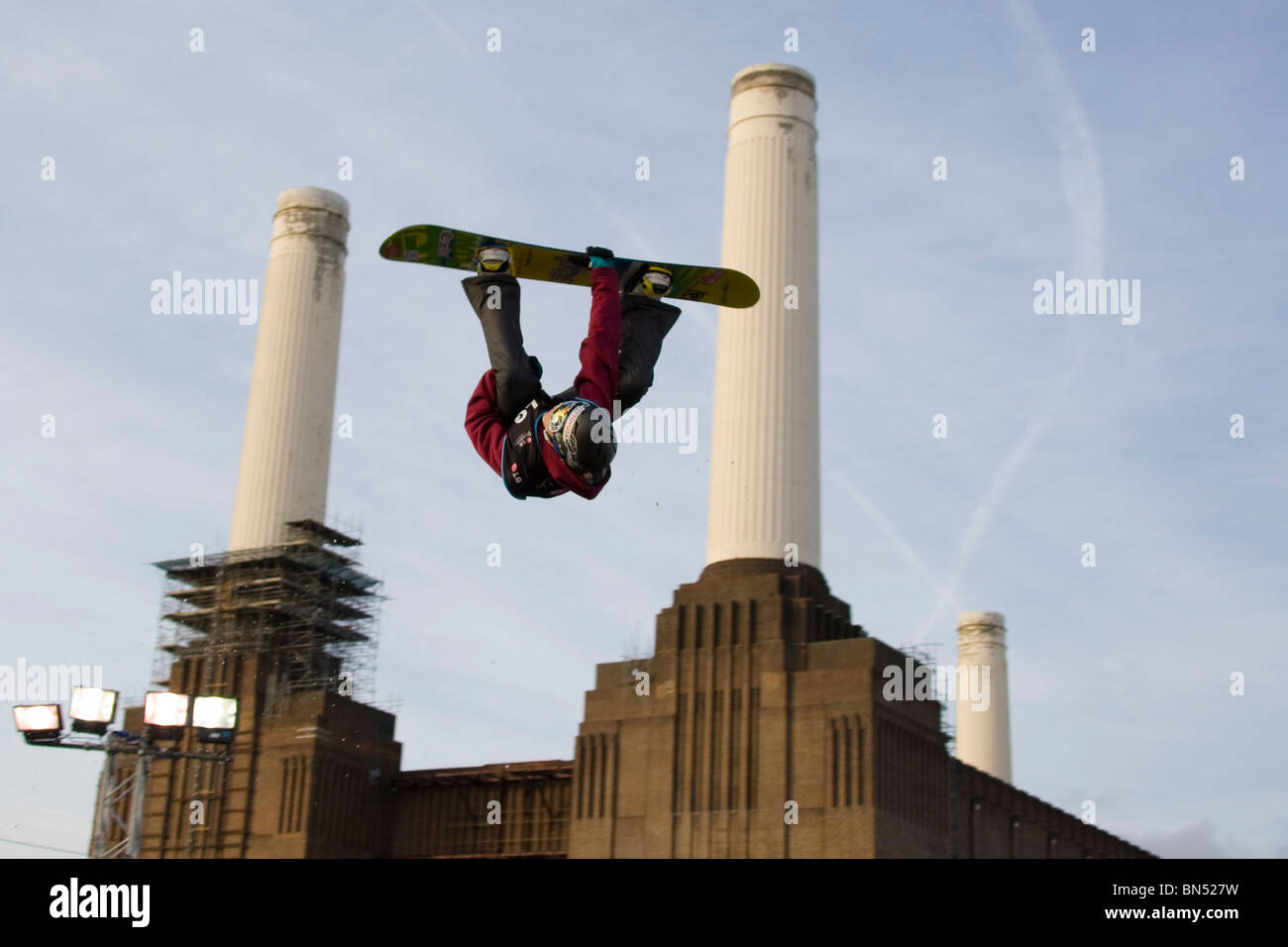LONDON ENGLAND, November 2010 London Freeze snowboard and freestyle ...