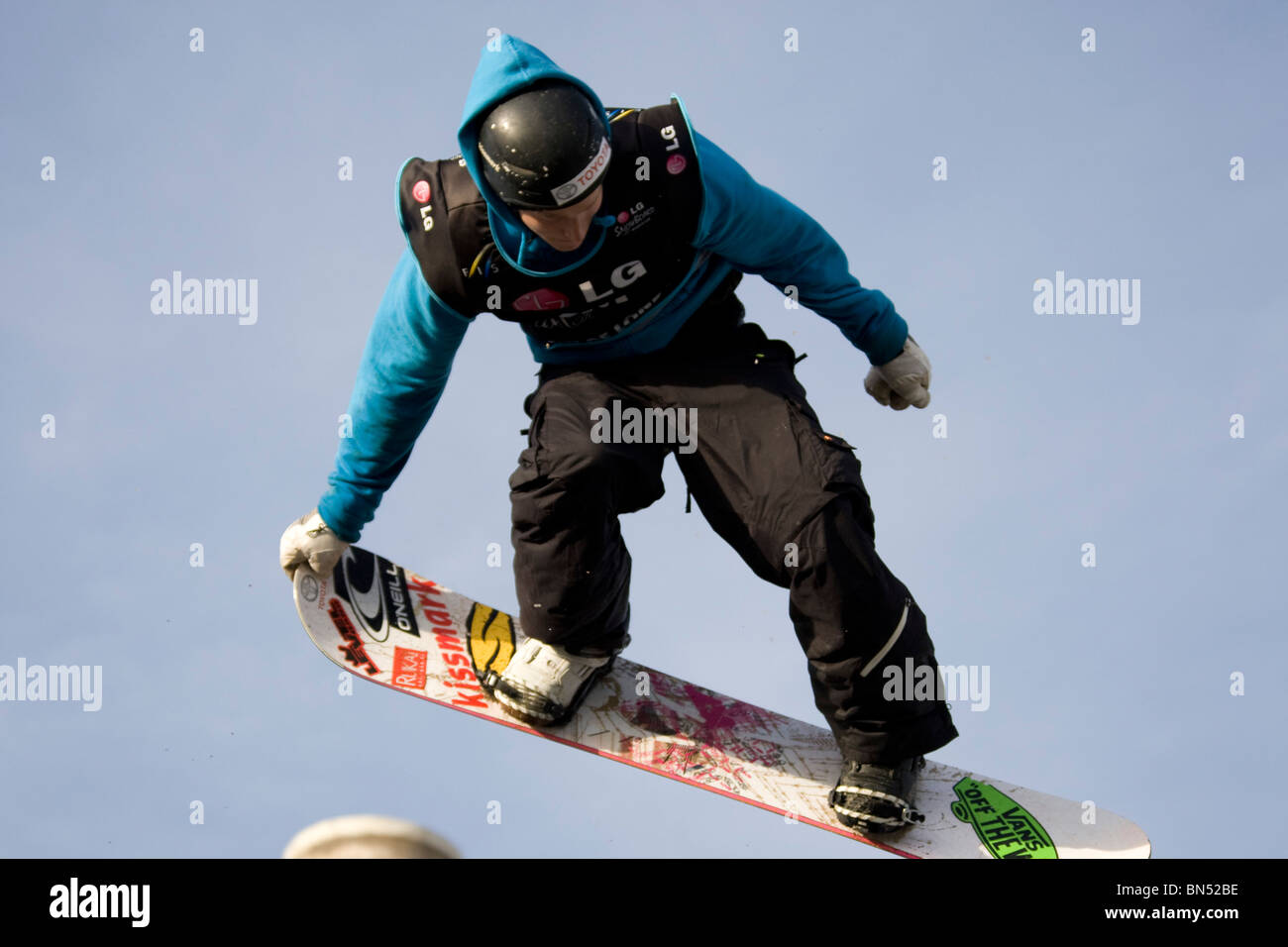 LONDON ENGLAND, November 2010 London Freeze snowboard and freestyle ...