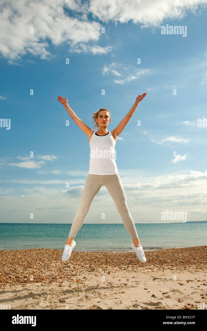 Starjump woman hi-res stock photography and images - Alamy