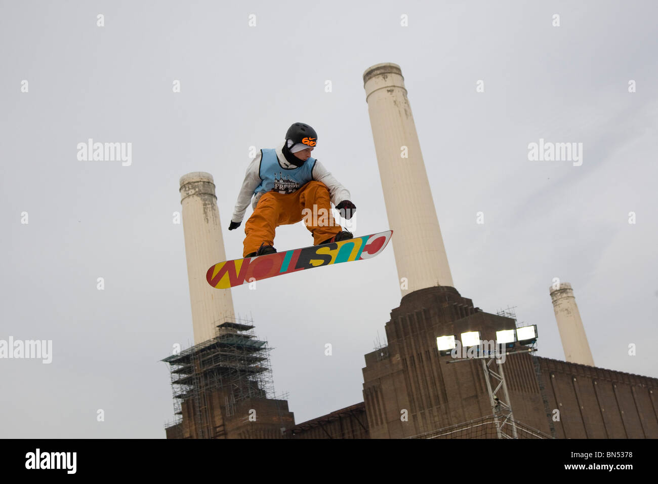 LONDON ENGLAND, November 2010 London Freeze snowboard and freestyle ...