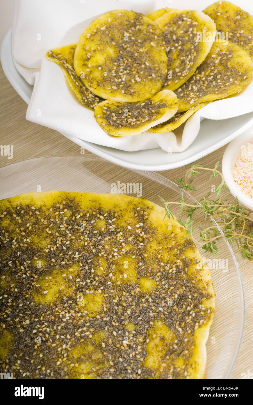 Manouché zaatar hi-res stock photography and images - Alamy
