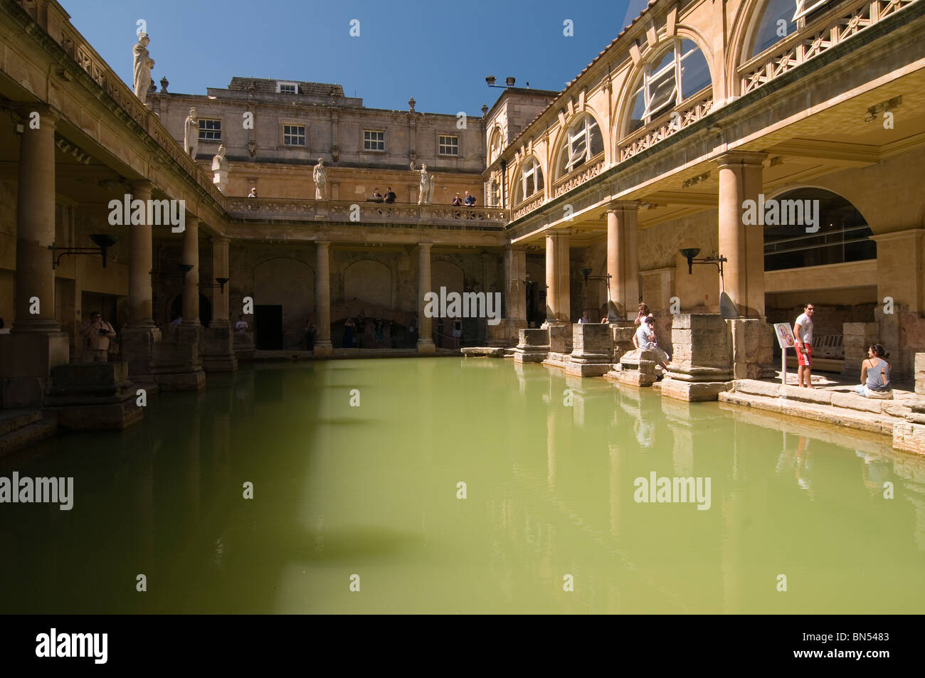 The Roman Baths Bath Somerset England UK Stock Photo - Alamy