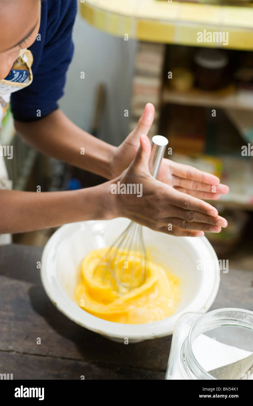 Whisking overhead hi-res stock photography and images - Alamy