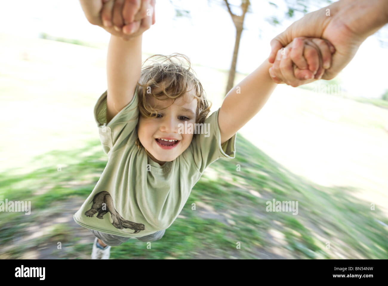 Boy twirling hi-res stock photography and images - Alamy