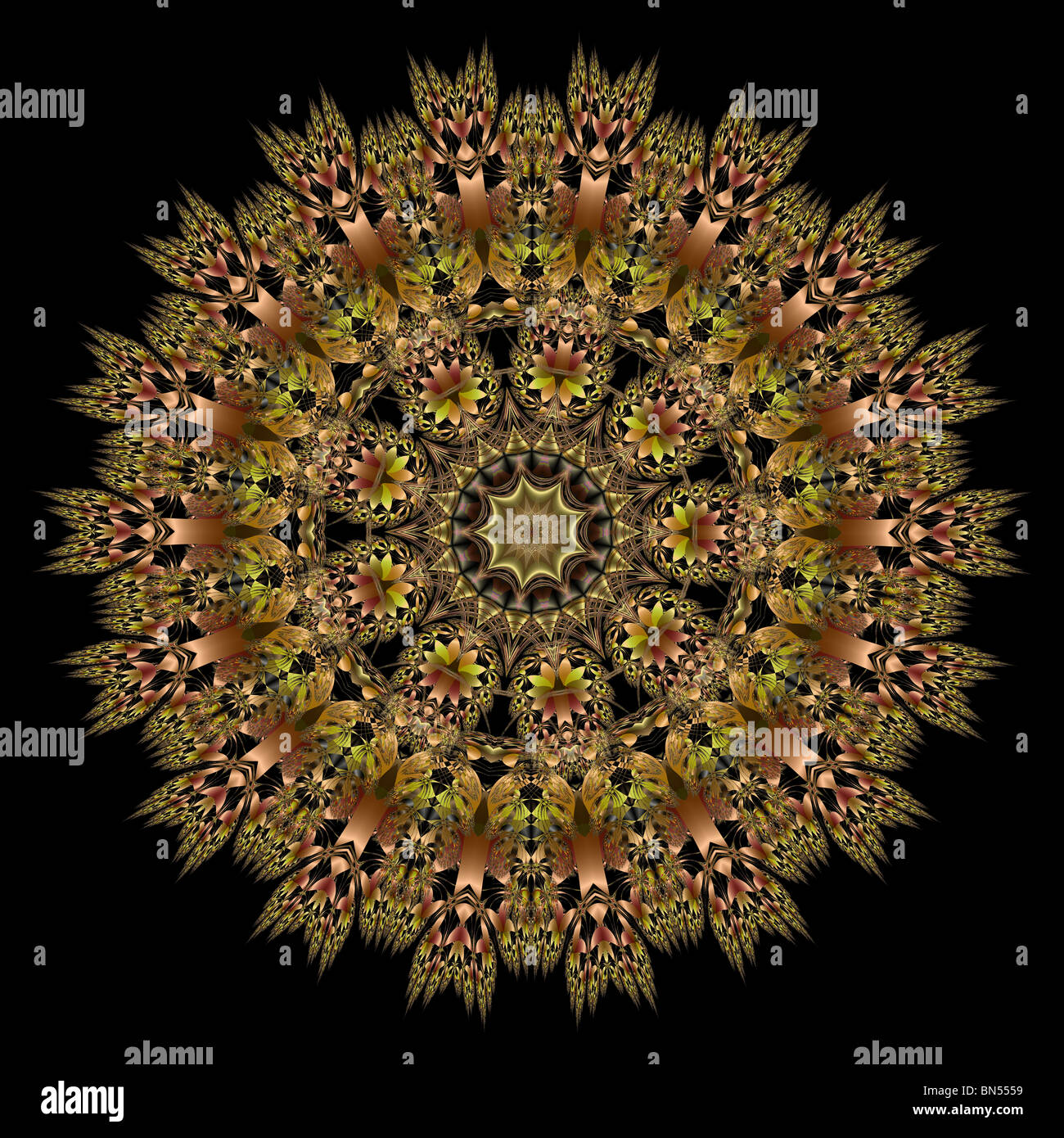 A pattern made using fractal design software Stock Photo - Alamy
