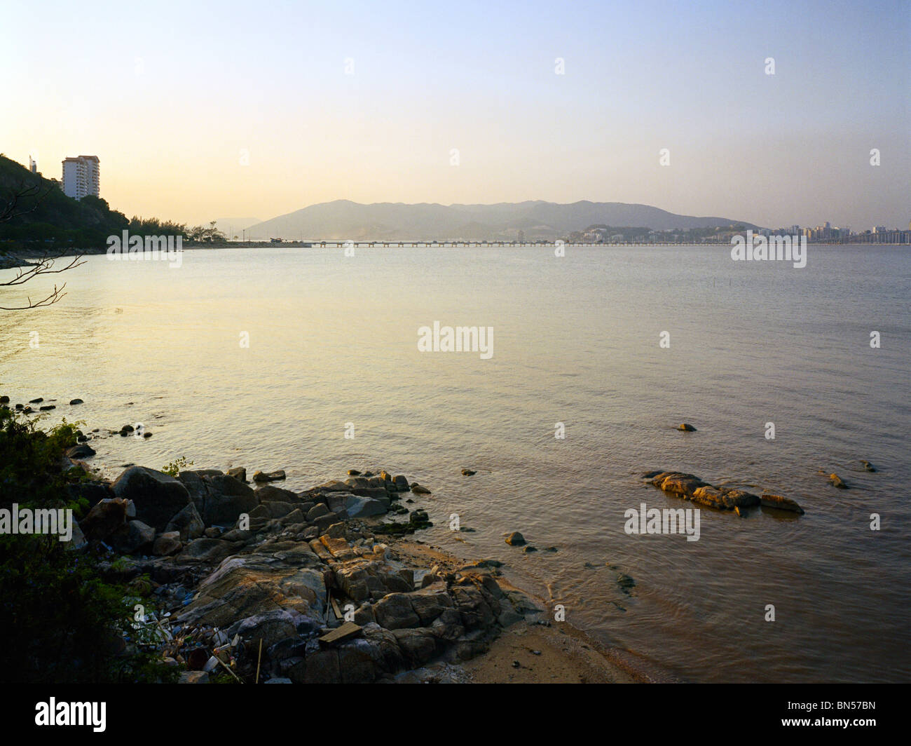 Dusk Coloane Island Macau Stock Photo - Alamy