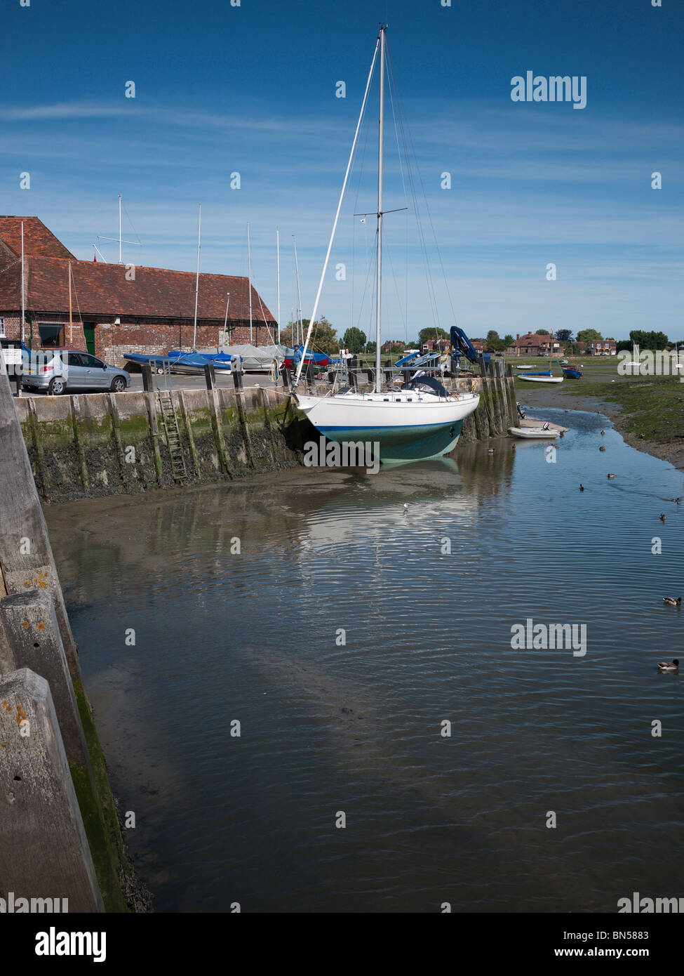 Bosham Quay, Bosham, West Sussex UK Stock Photo - Alamy