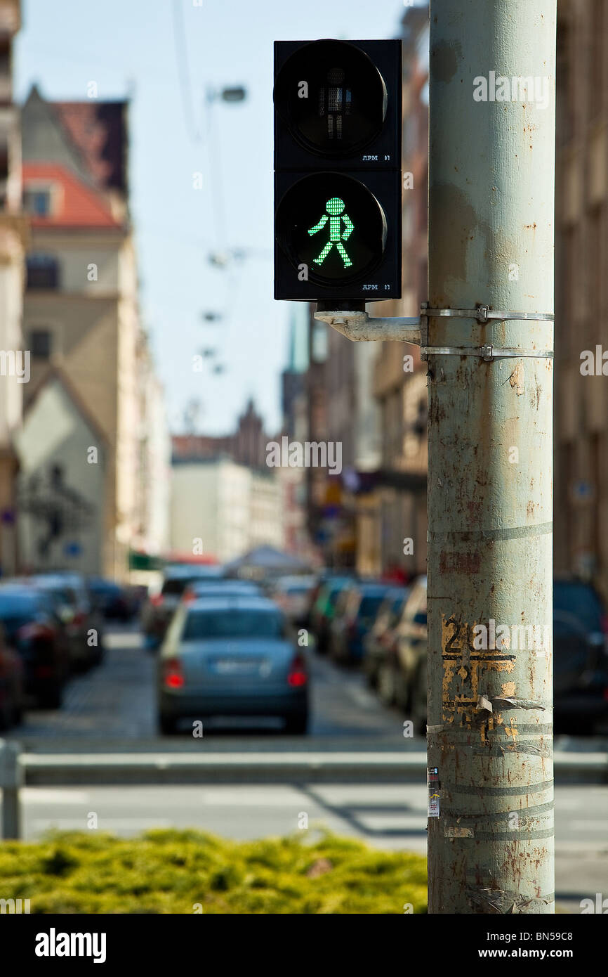 Wroclaw road sign hi-res stock photography and images - Alamy