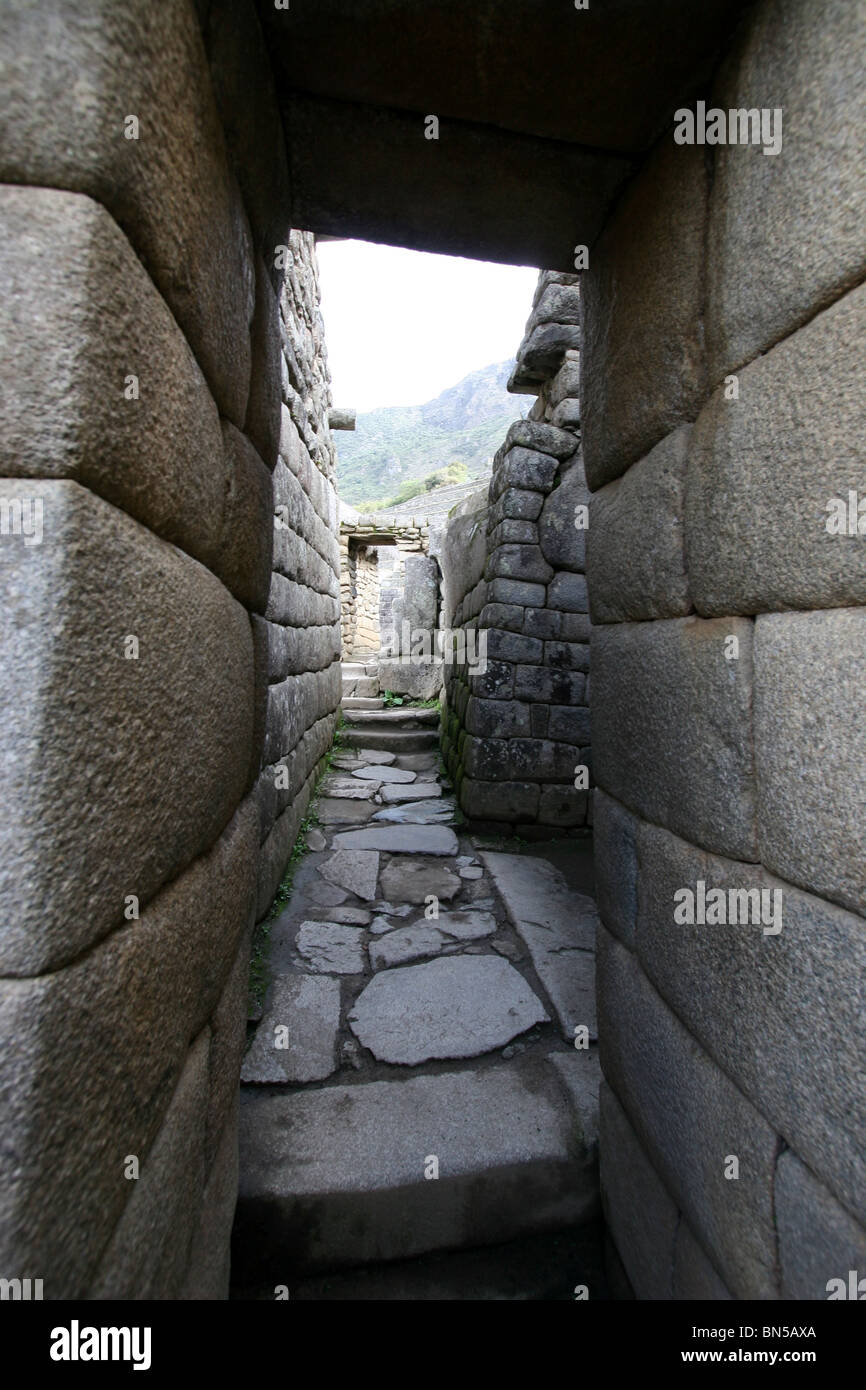 Doorway machu picchu peru hi-res stock photography and images - Alamy