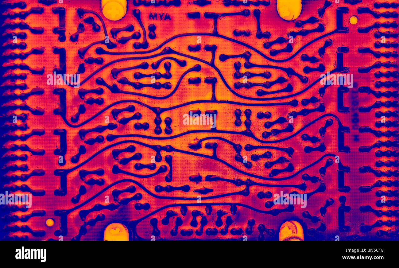 Infrared photo of a 1kb processor on display at The Media Zoo ...