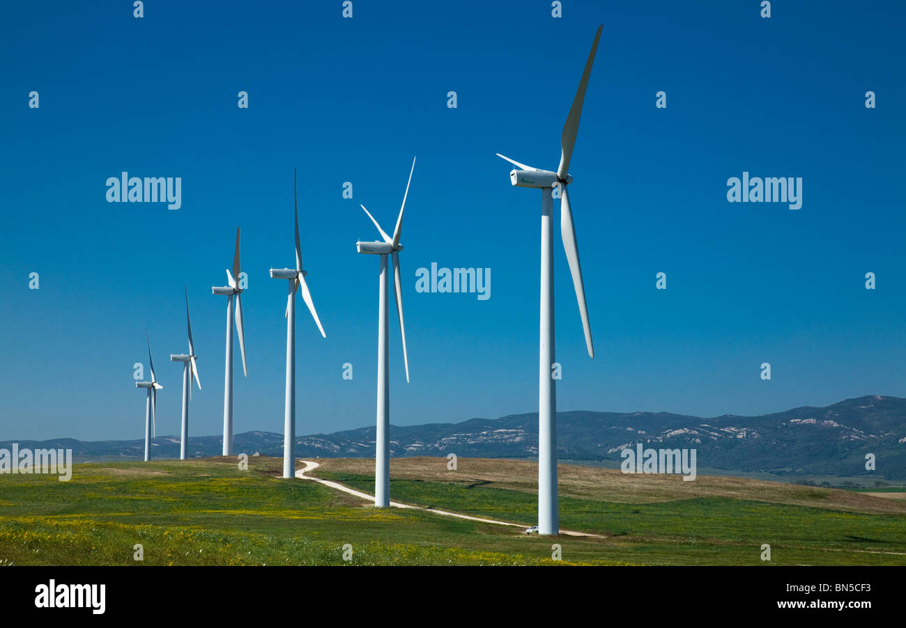 Spanish Wind Farm Stock Photo - Alamy