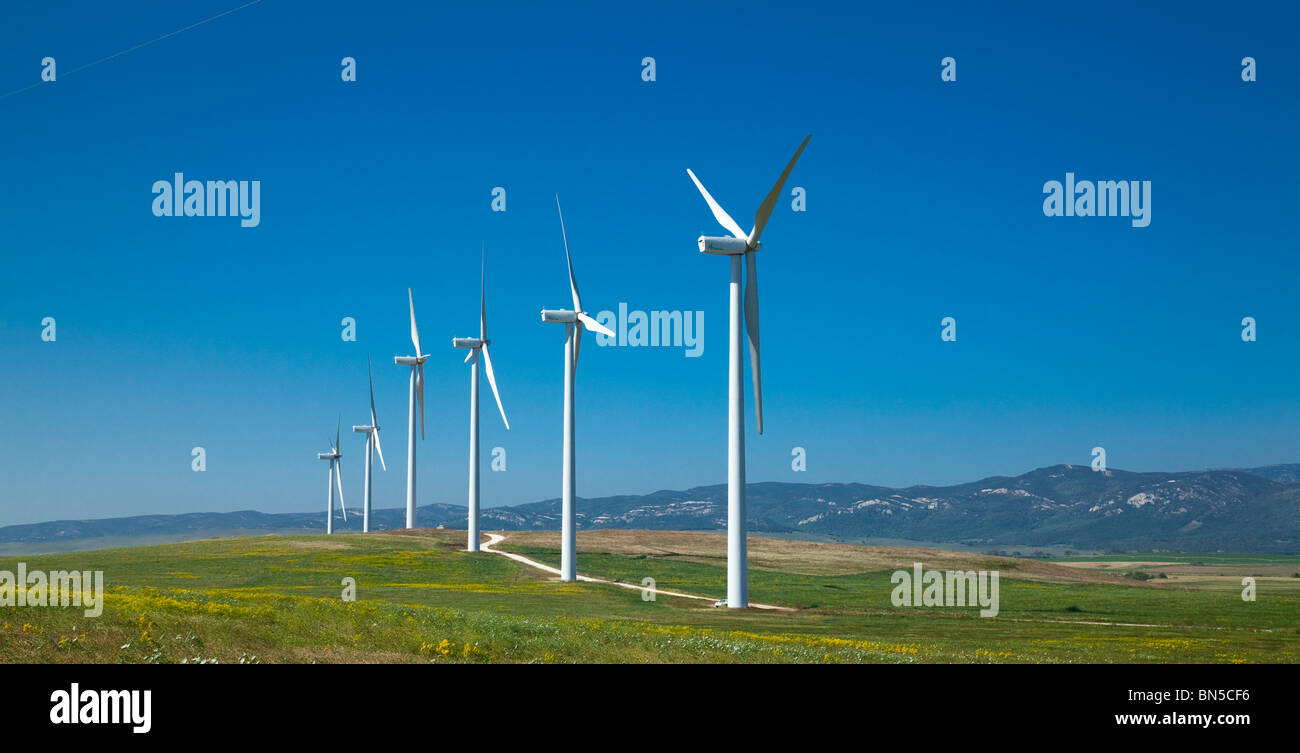 Spanish Wind Farm Stock Photo - Alamy