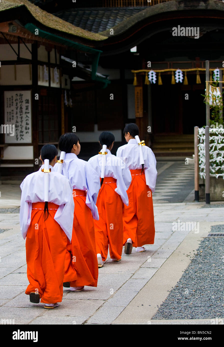 a participants on the rice harvest ceremony held in Fushimi Inari ...