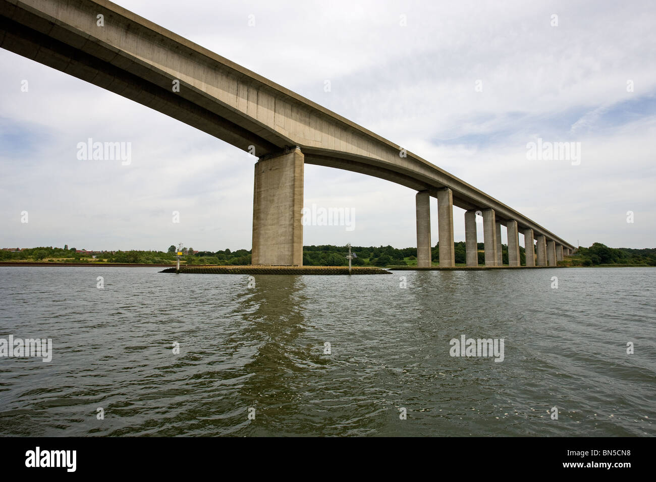 Orwell Bridge Crossing River Orwell High Resolution Stock Photography ...