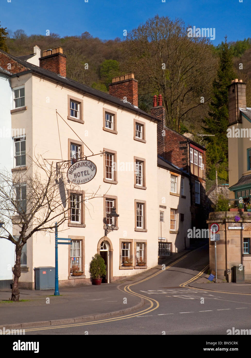 Hodgkinson's Hotel in Matlock Bath in the Derbyshire Peak District ...