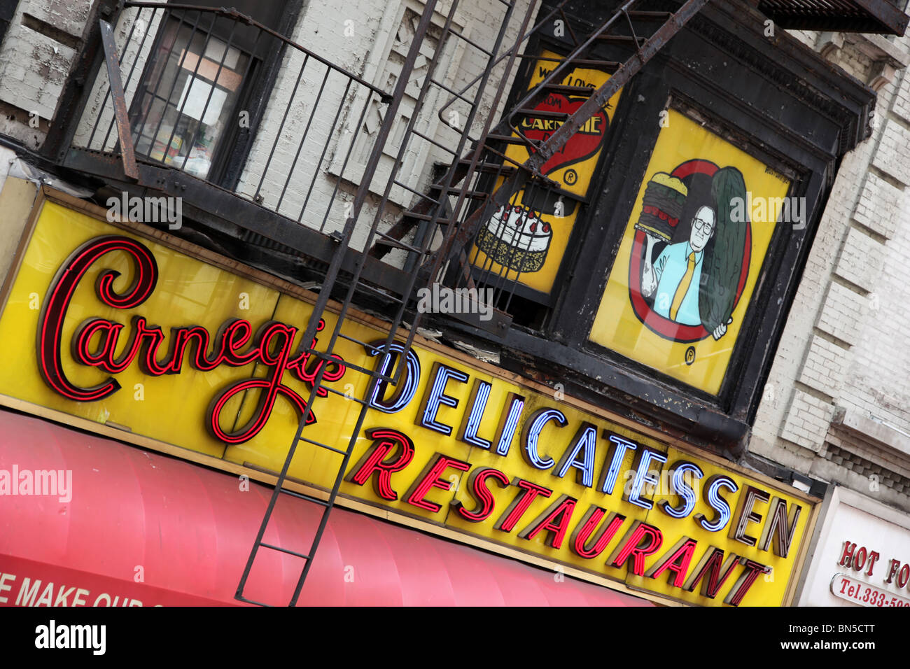 Carnegie's Delicatessen Restaurant, New York, America Stock Photo - Alamy