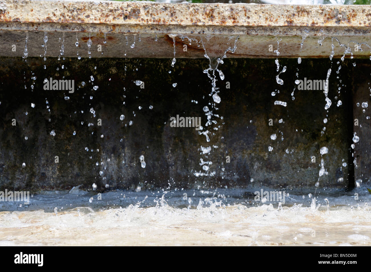 Stock photo of water splashing in a fountain Stock Photo - Alamy