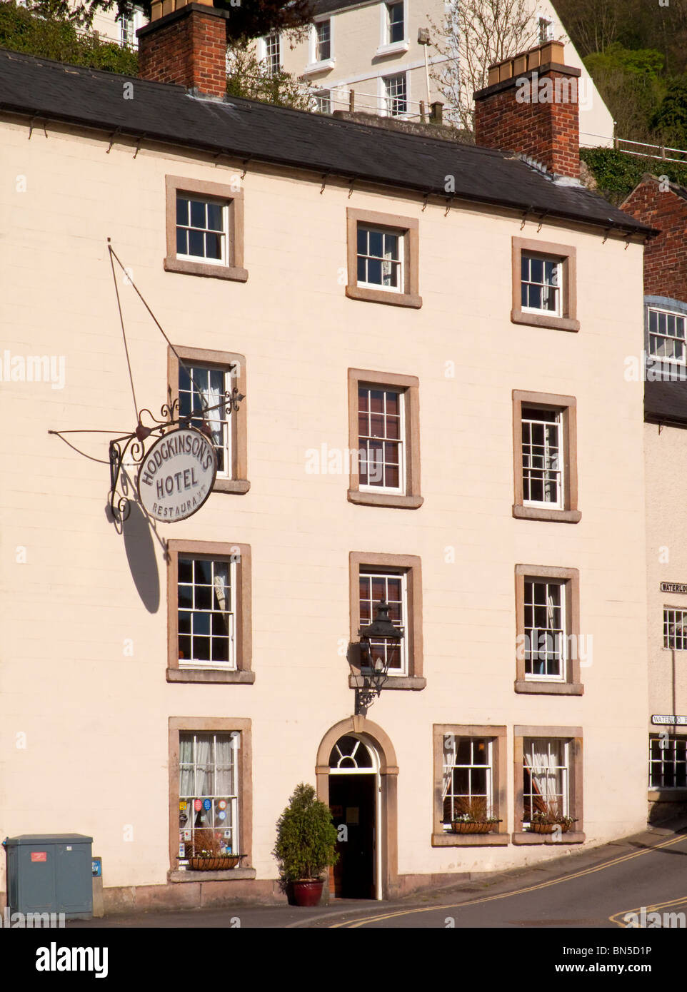 Hodgkinson's Hotel in Matlock Bath in the Derbyshire Peak District ...