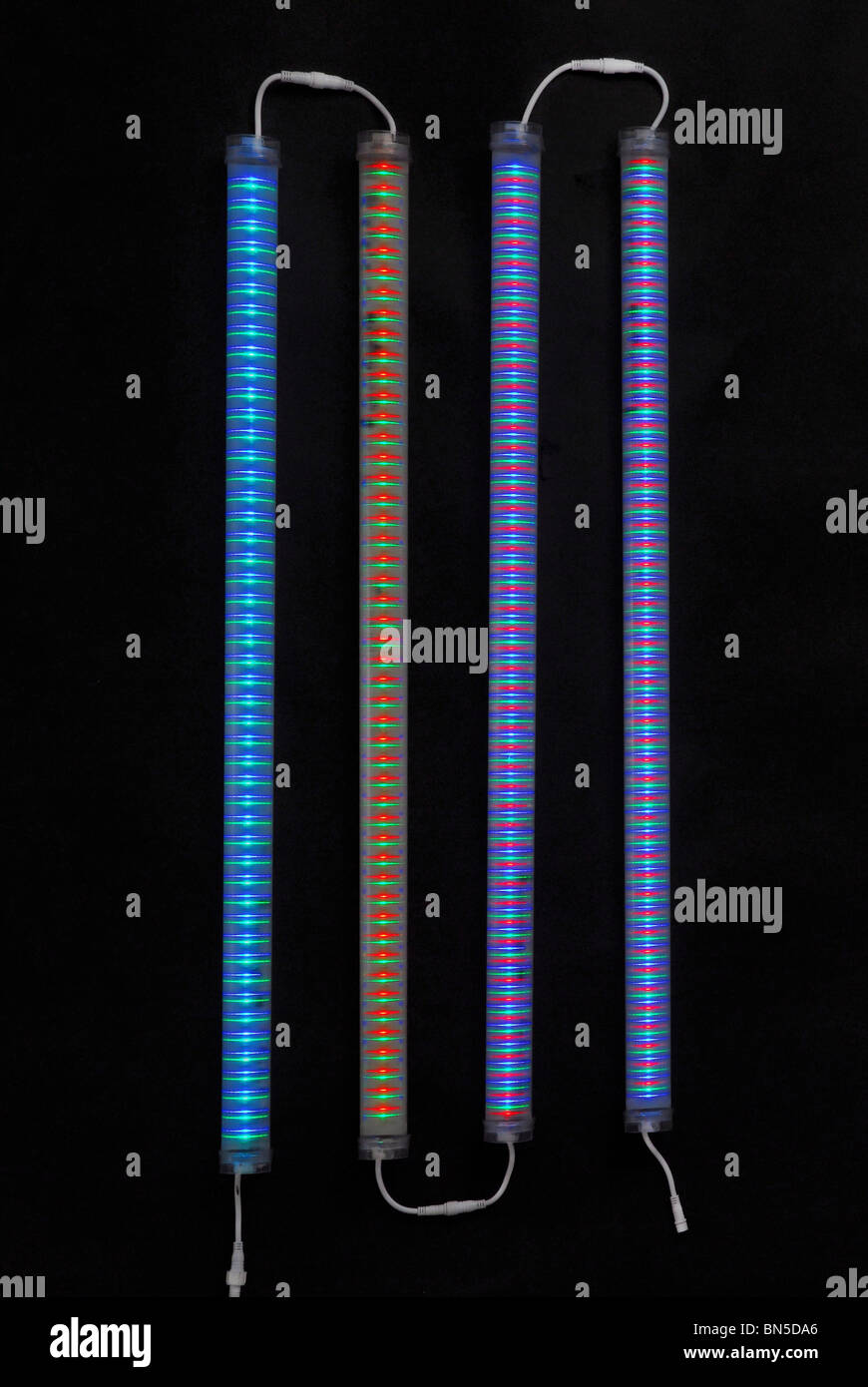 Colourful LED Light Fixture Stock Photo - Alamy