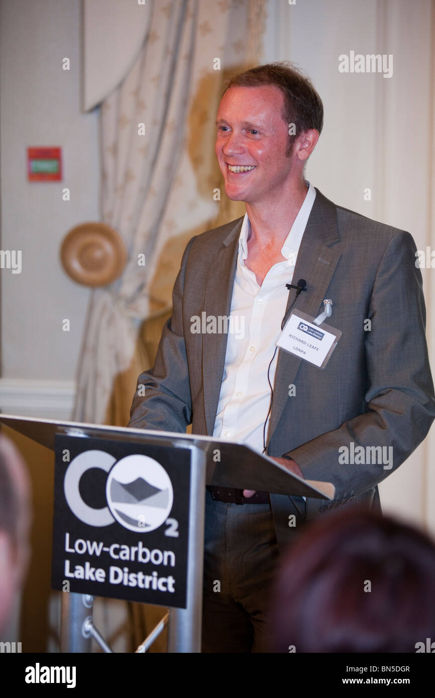 Richard Leafe the Chief Executive of the LDNPA addresses a low carbon ...