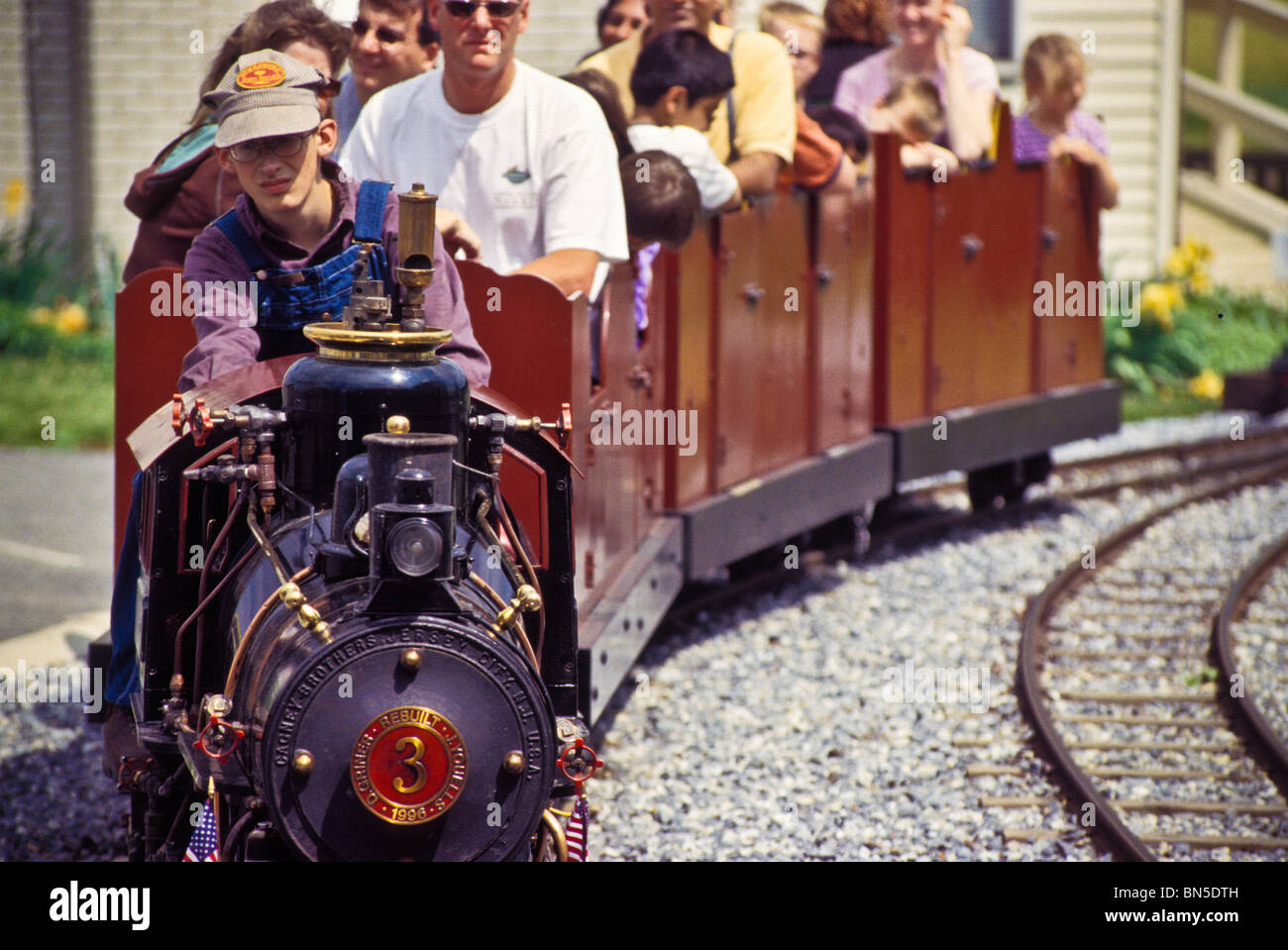 Miniature train ride for tourist's Strasburg PA RR Stock Photo - Alamy