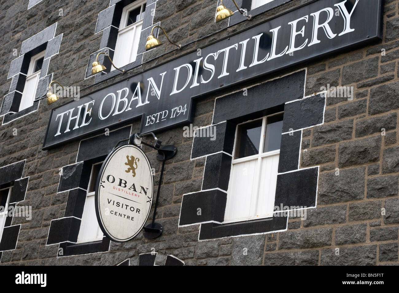 Oban Distillery at Oban Argyll Scotland Great Britain Stock Photo - Alamy