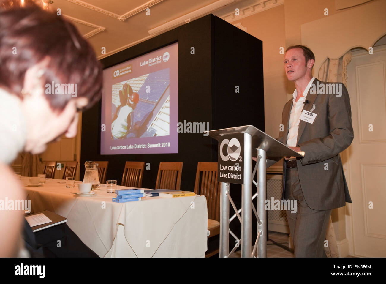 Richard Leafe the Chief Executive of the LDNPA addresses a low carbon ...