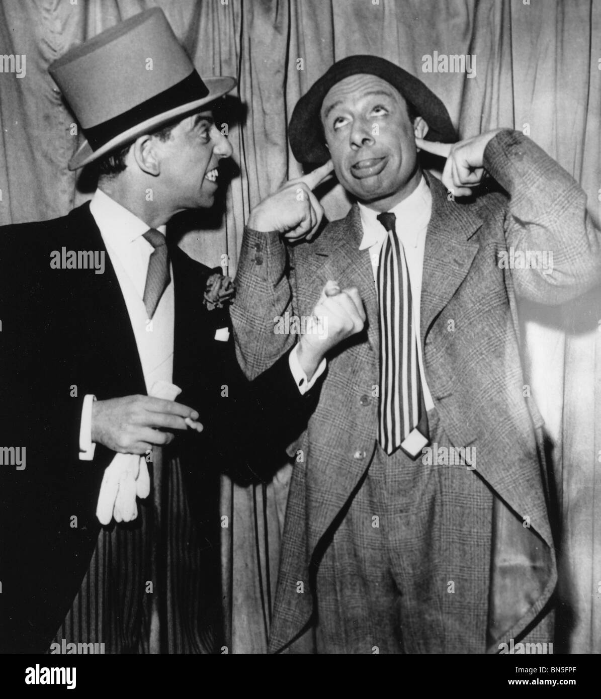 JIMMY JEWELL (right) and BEN WARRISS - UK comedy duo about 1946 Stock ...