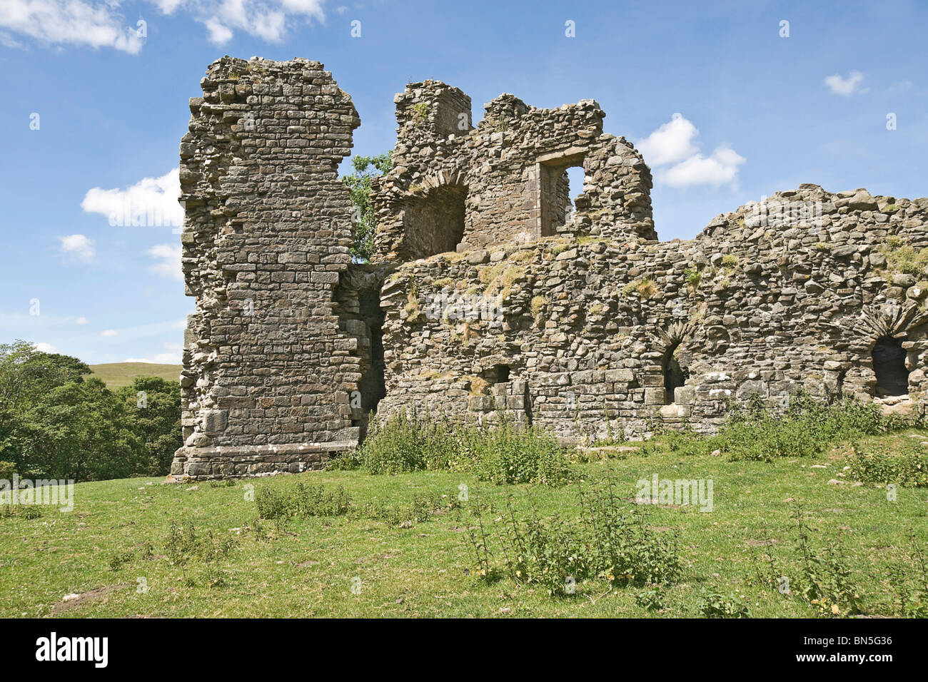 Pendragon Castle, Mallerstang Valley, Cumbria Stock Photo - Alamy