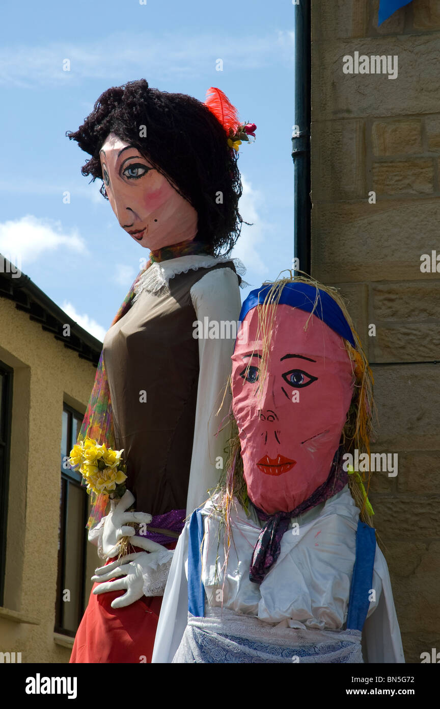 An exhibit at the Wray Scarecrow Festival, in the village of Wray, near ...