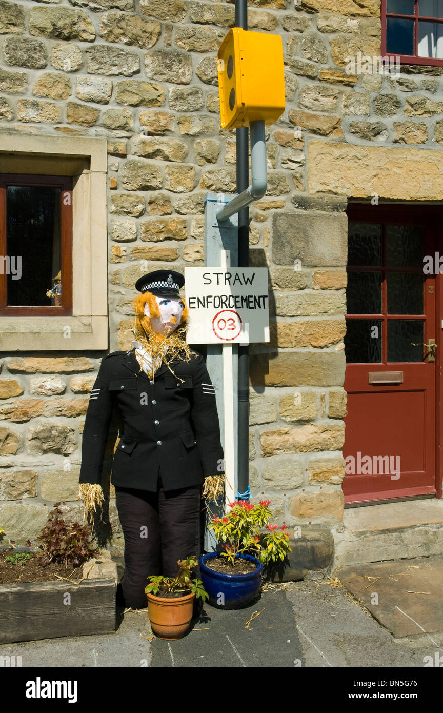 Speed cop 'straw enforcement'. An exhibit at the Wray Scarecrow ...