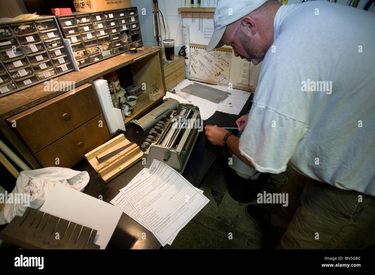 Typewriter prison hi-res stock photography and images - Alamy