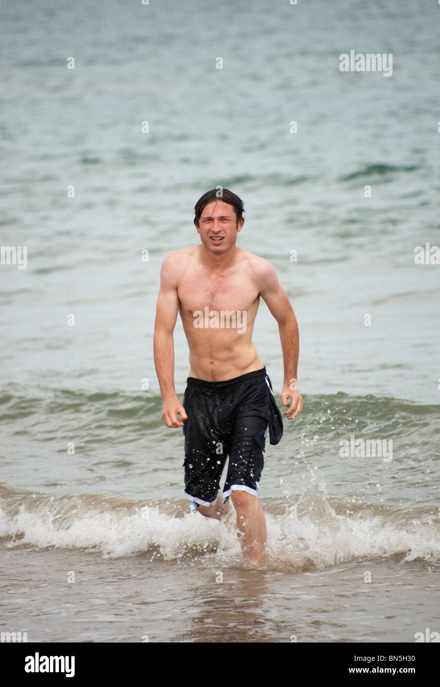 Male sea swimmer hi-res stock photography and images - Alamy