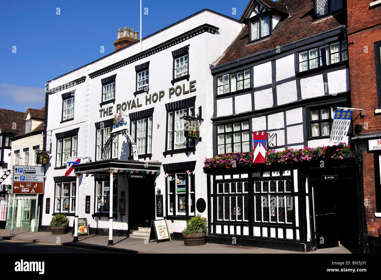 The Royal Hop Pole Inn, Church Street, Tewkesbury, Gloucestershire ...
