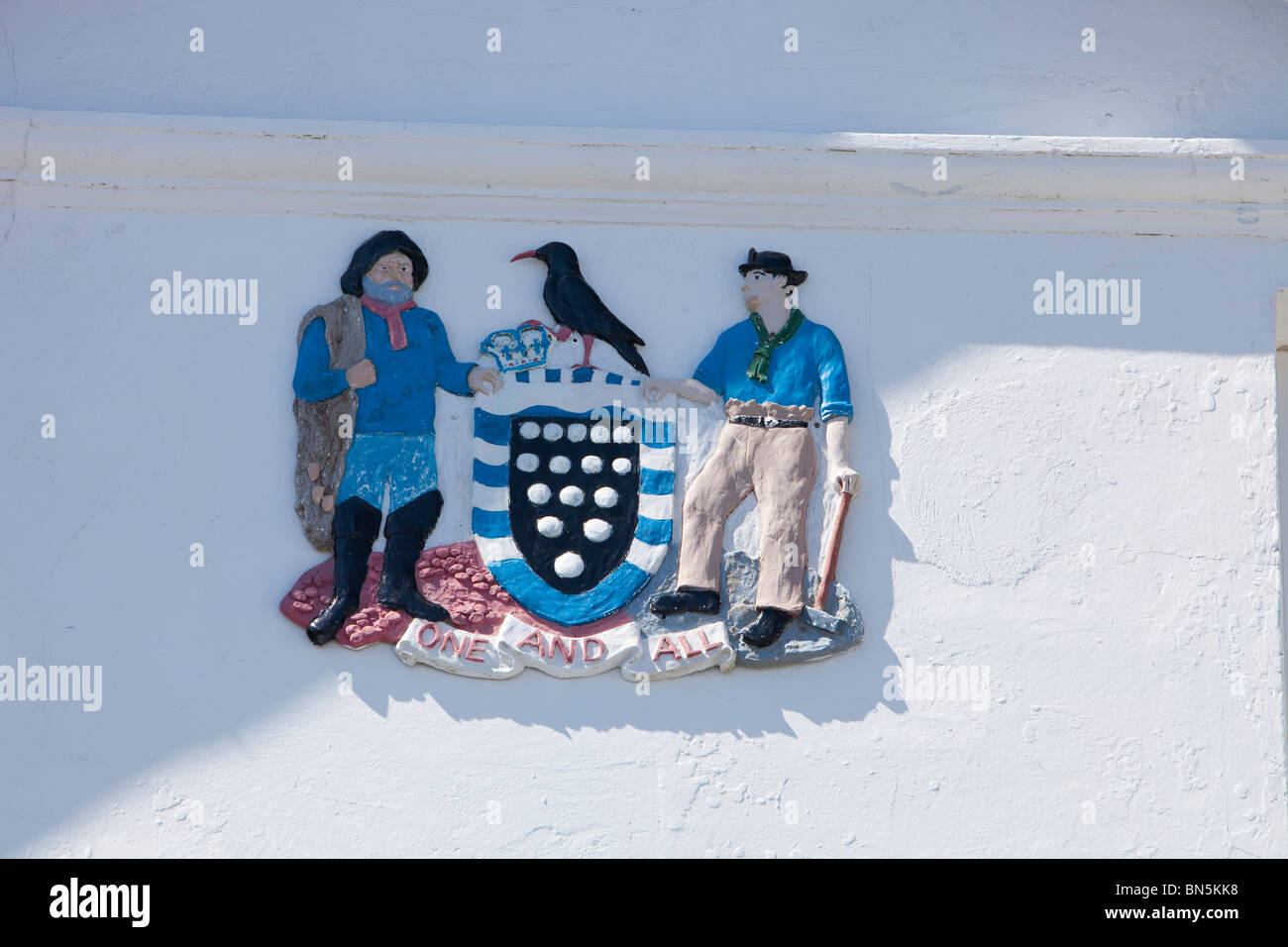 A Cornish coat of arms Stock Photo - Alamy