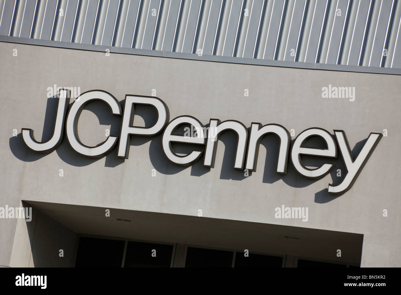 JC Penney sign, King of Prussia Mall, near Philadelphia, PA, USA Stock ...