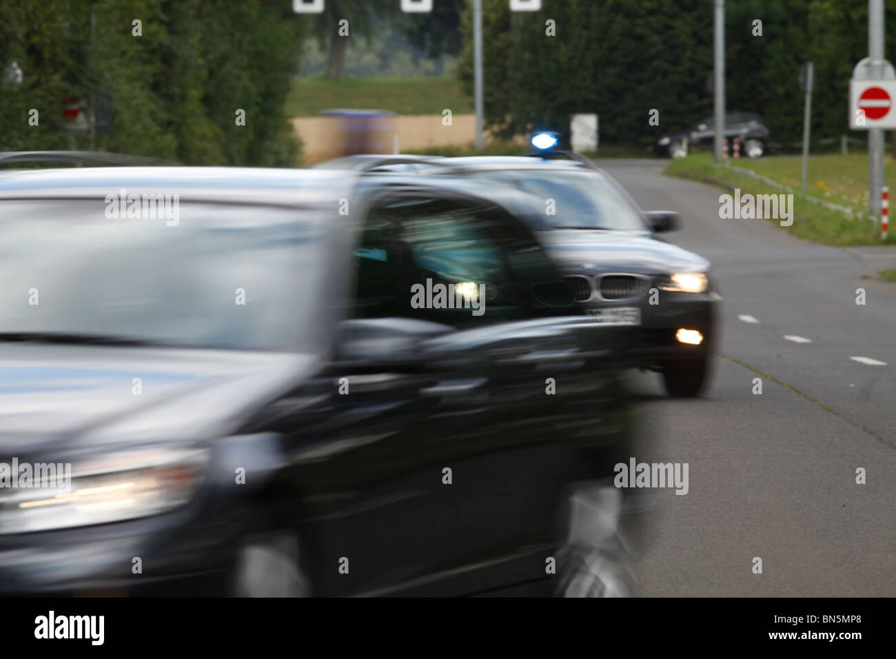 Police driving training, at a high speed level Stock Photo - Alamy