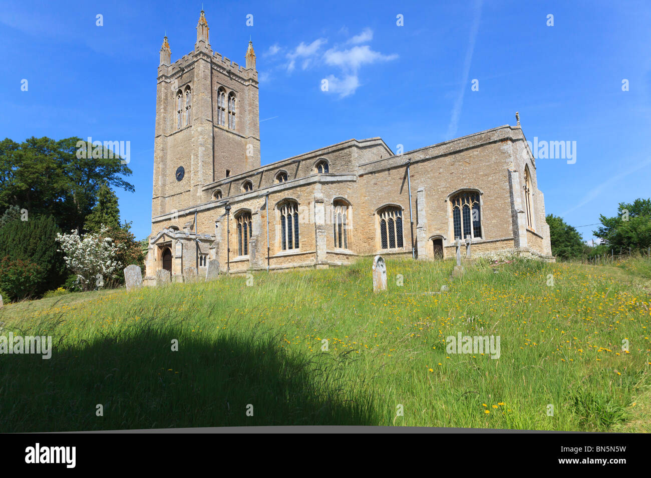All Saints Church, 15th Century in the attractive Bedfordshire village ...