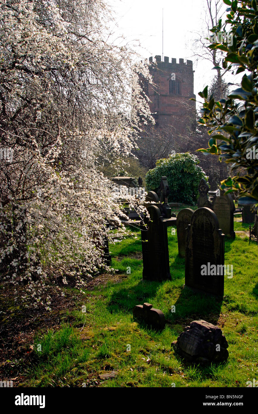 St mary’s church cheadle village hi-res stock photography and images ...