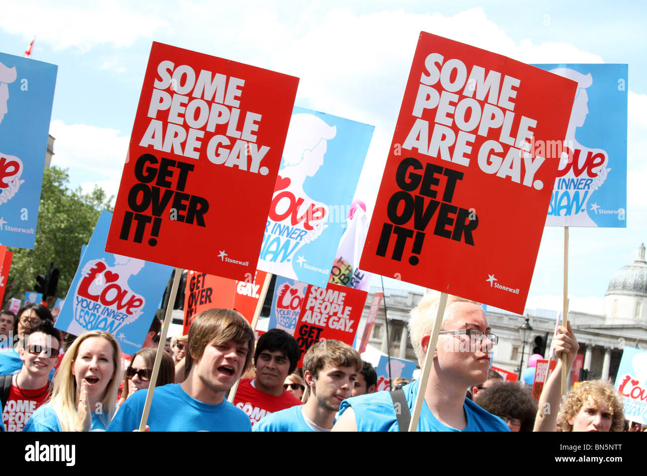 Stonewall At The 40th Anniversary Of Pride Gay Pride Parade In London