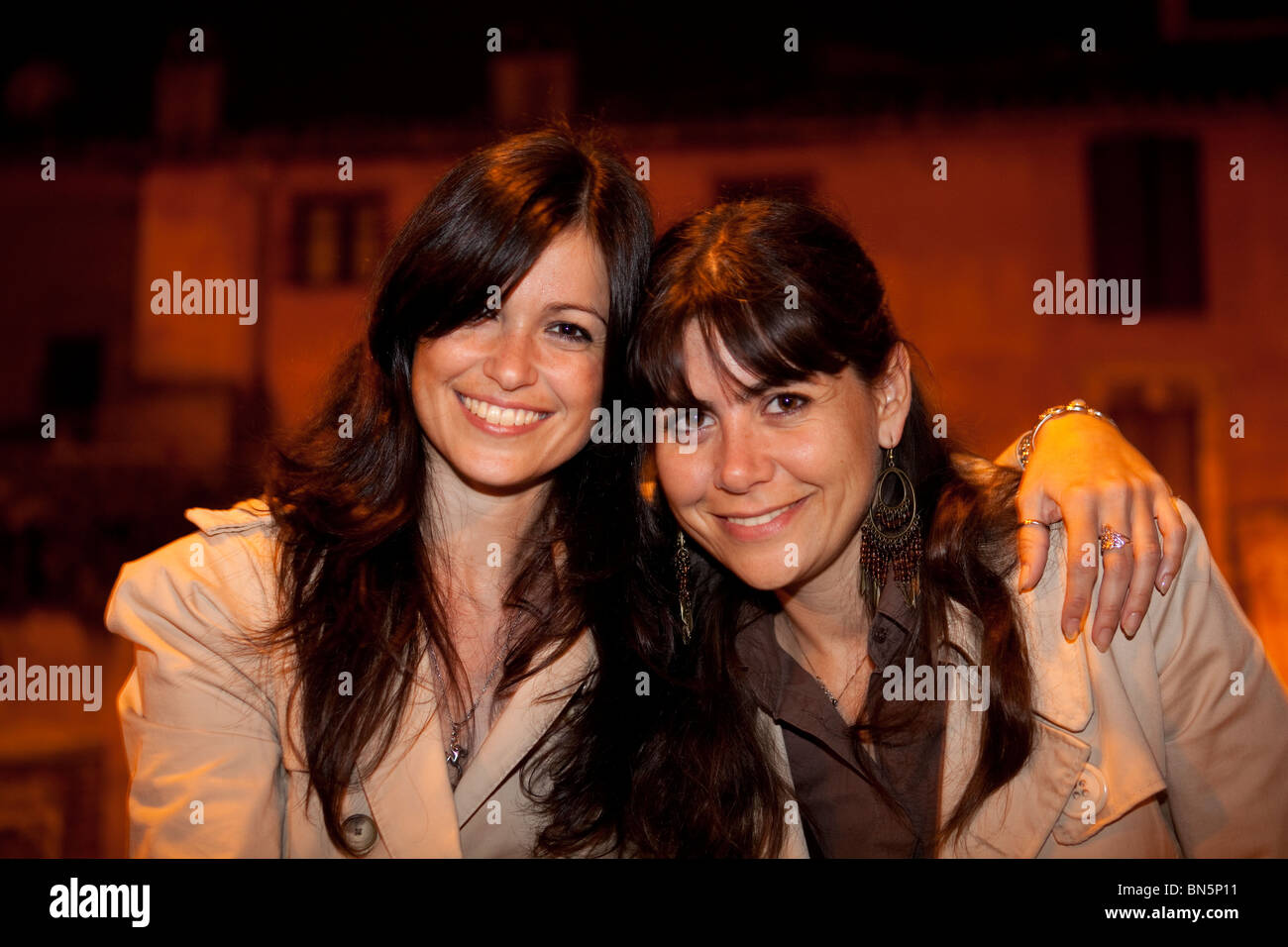 Nightlife in Trastevere, Rome, Italy Stock Photo - Alamy