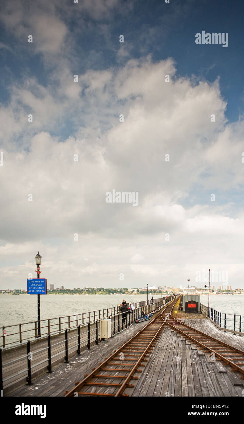 Southend pier railway hi-res stock photography and images - Alamy