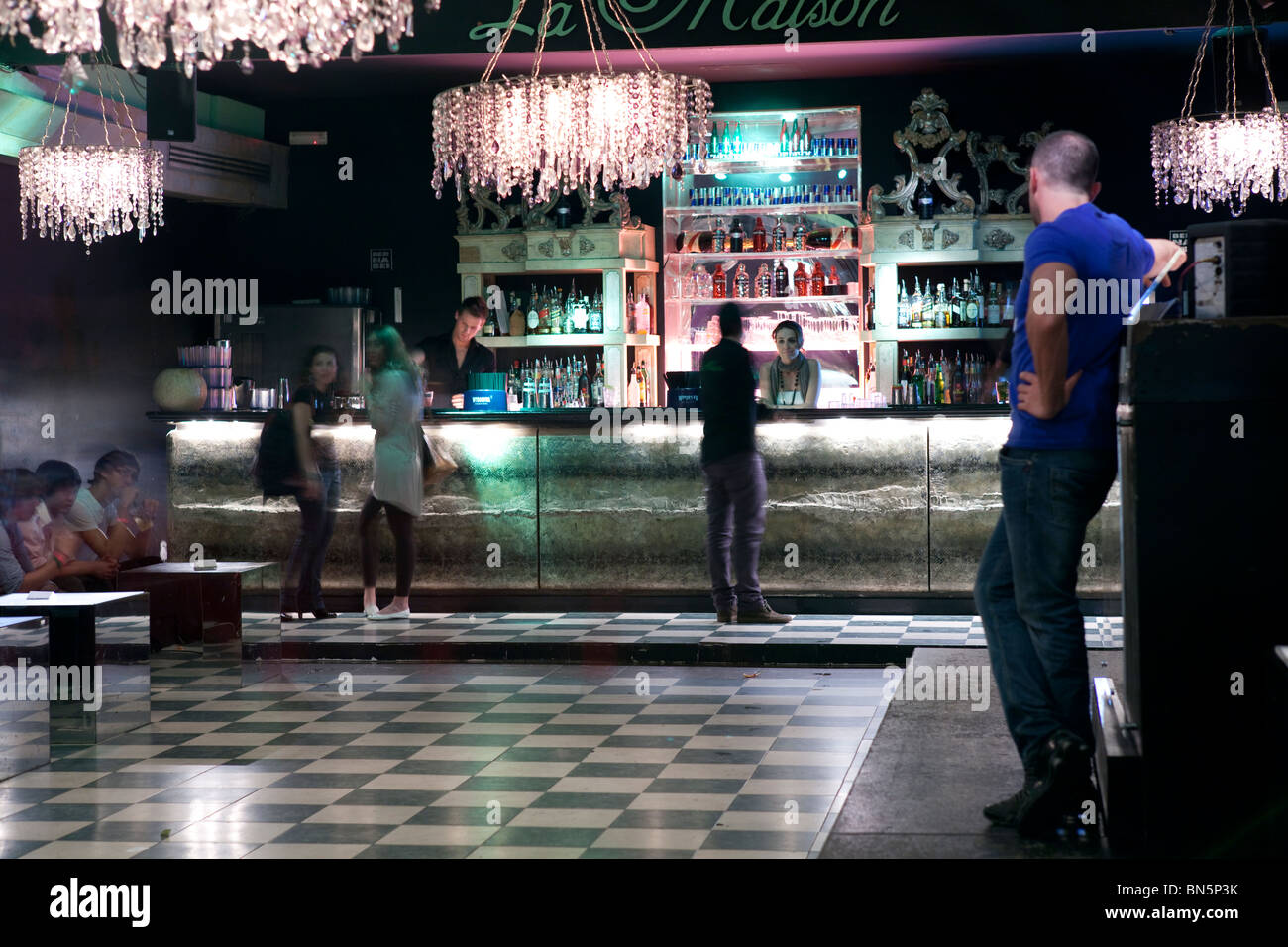 La Maison nightclub, Rome, Italy Stock Photo - Alamy