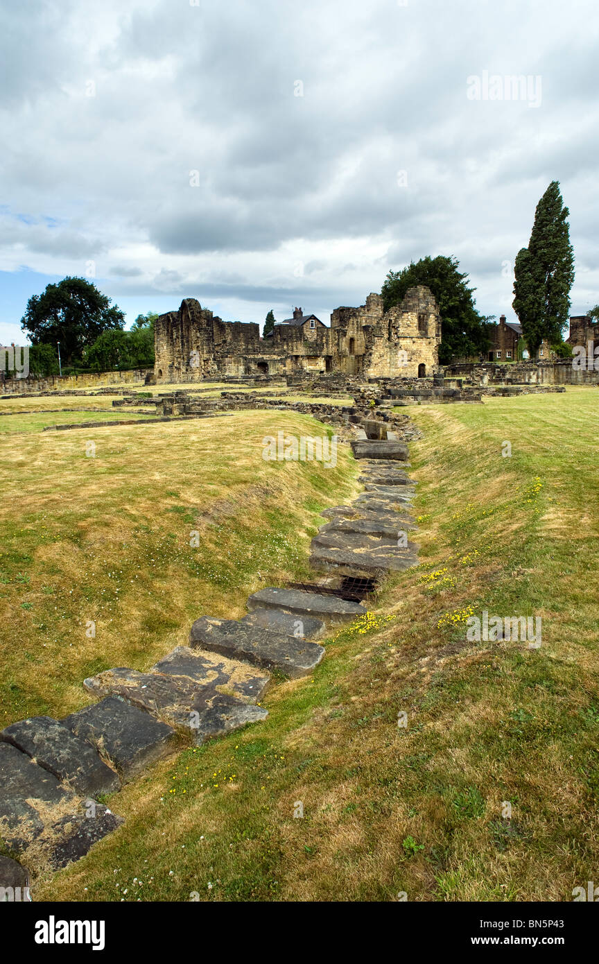 The substantial ruins of a Cluniac monastery, Monk Bretton Priory ...