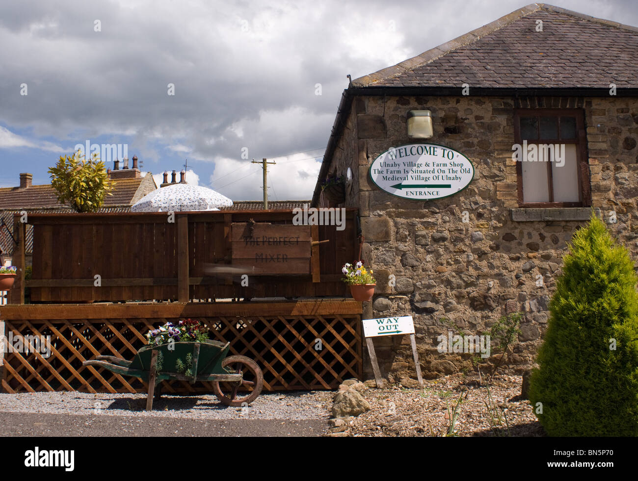 ULNABY MEDIEVAL VILLAGE NEAR DARLINGTON UK ENGLAND Stock Photo - Alamy