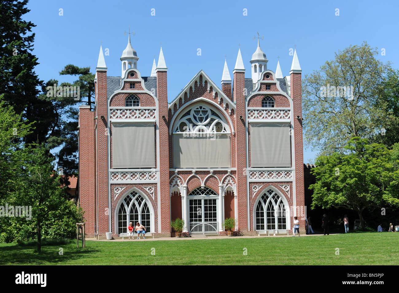 The Gothic House Worlitz park Germany Deutschland Europe Stock Photo ...